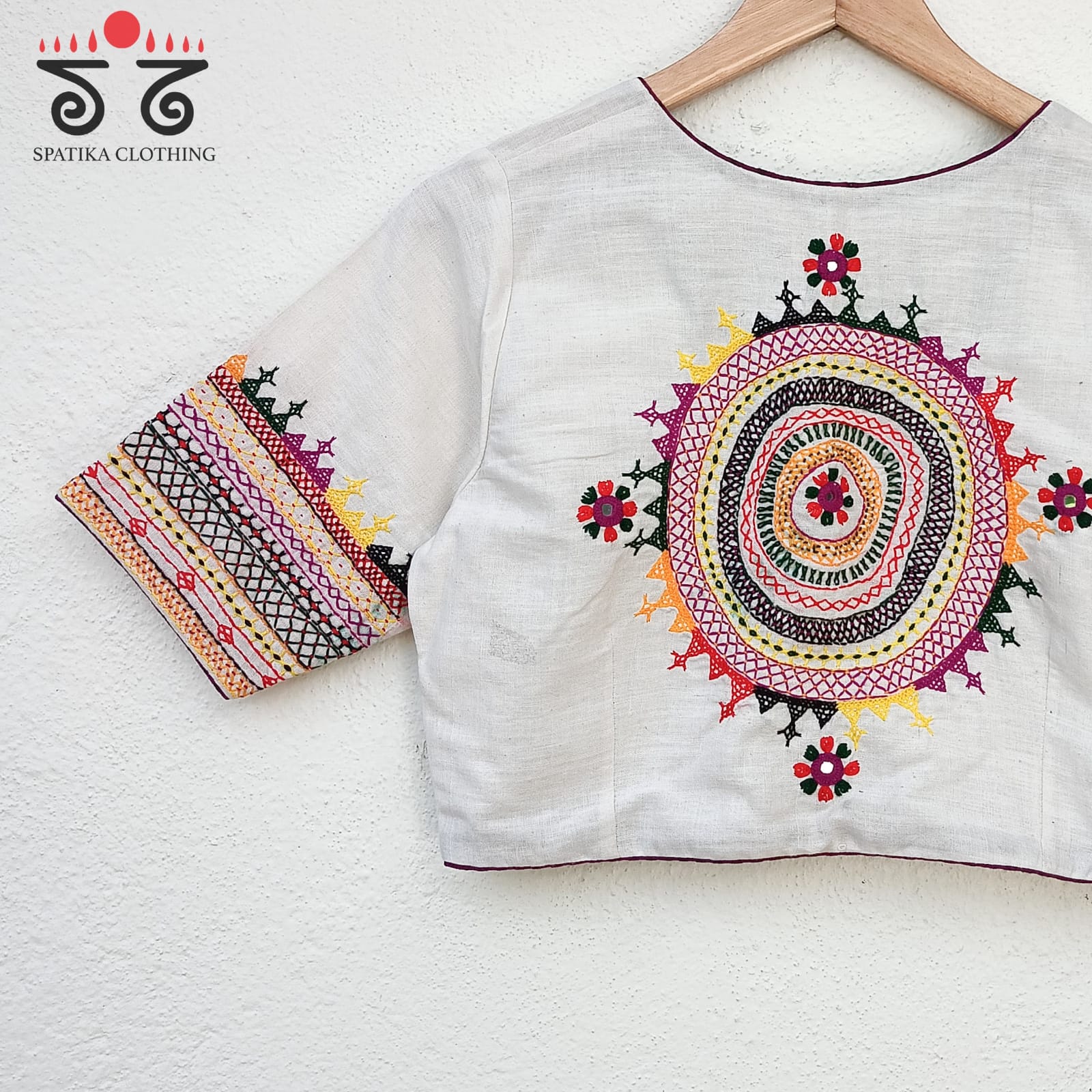Hand Embroidered Blouses – Spatika Clothing